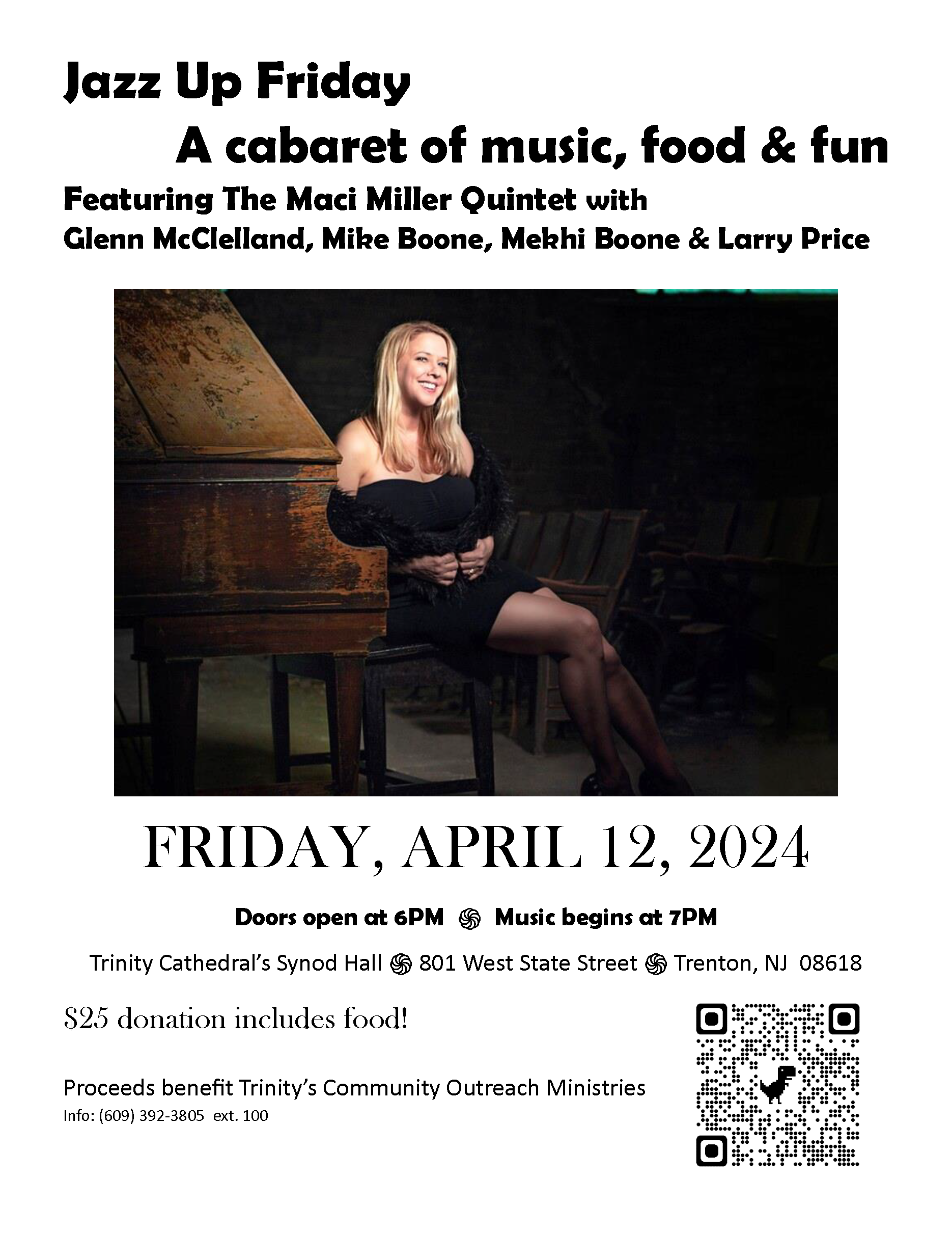 "Jazz Up Friday" Cabaret at the Cathedral - Trinity Episcopal Cathedral
